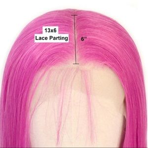 Accessories | 22 Pink Straight Lace Front Wig New | Poshmark